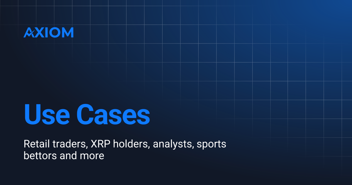 Use Cases | Axiom Protocol